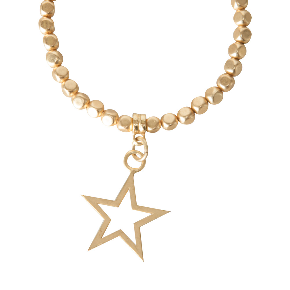 Pranella Matilda Star Bracelet in Gold
