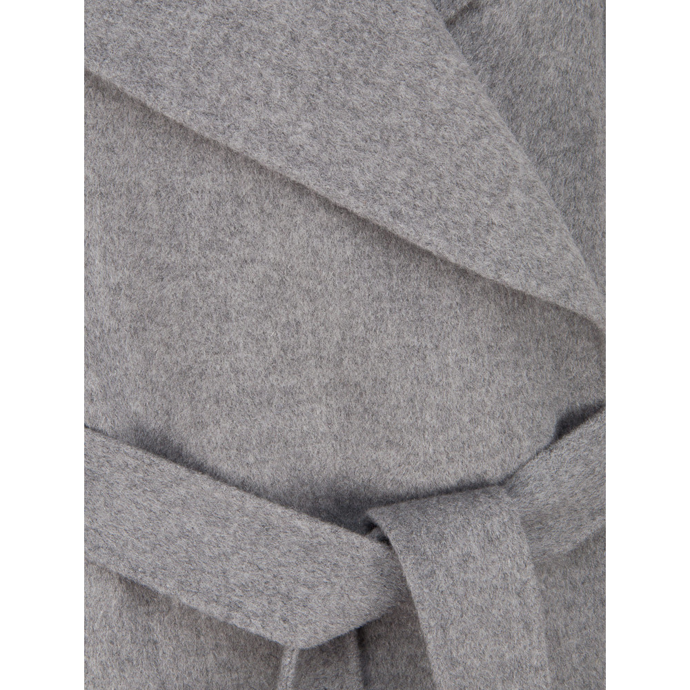 Fenn Wright Manson Renee Wrap Coat in Steel Grey