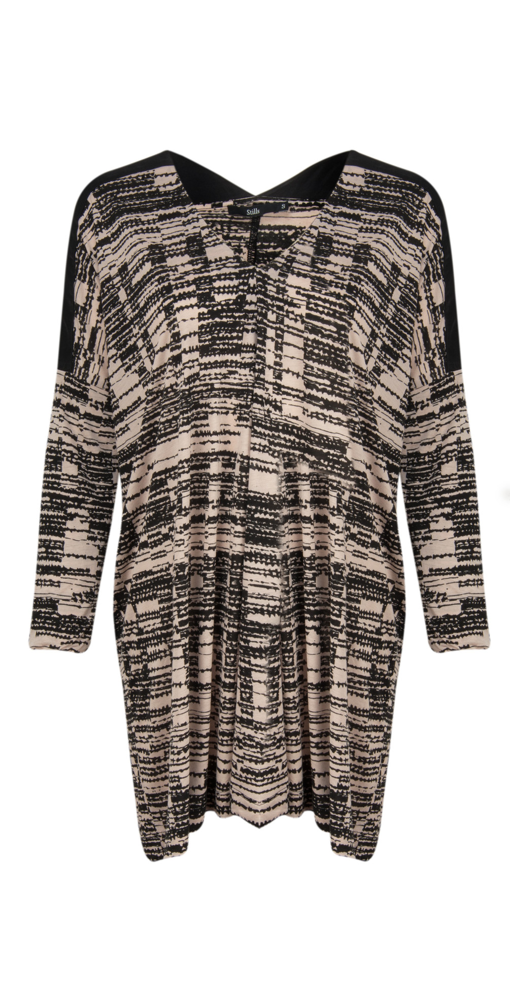 Stills Clothing Cashmere Blend Print T-shirt in Black