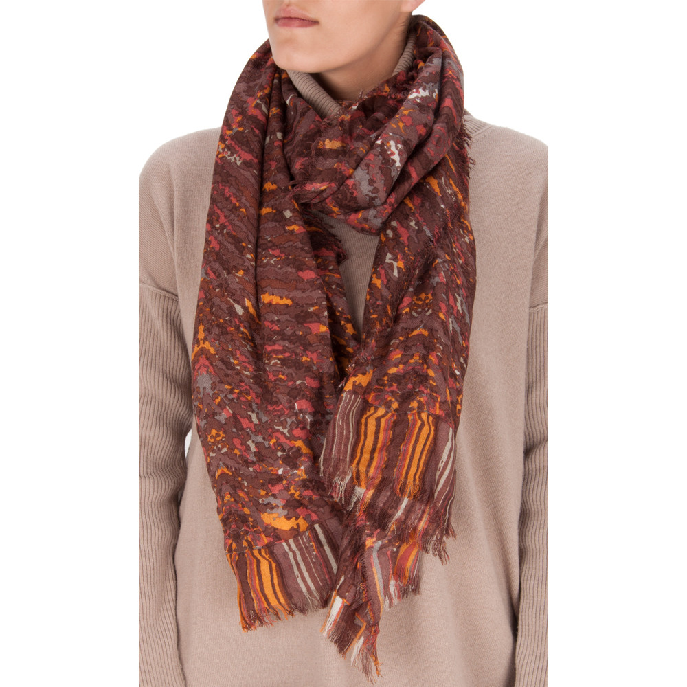 Marella Gerry Wool Scarf in Yellow