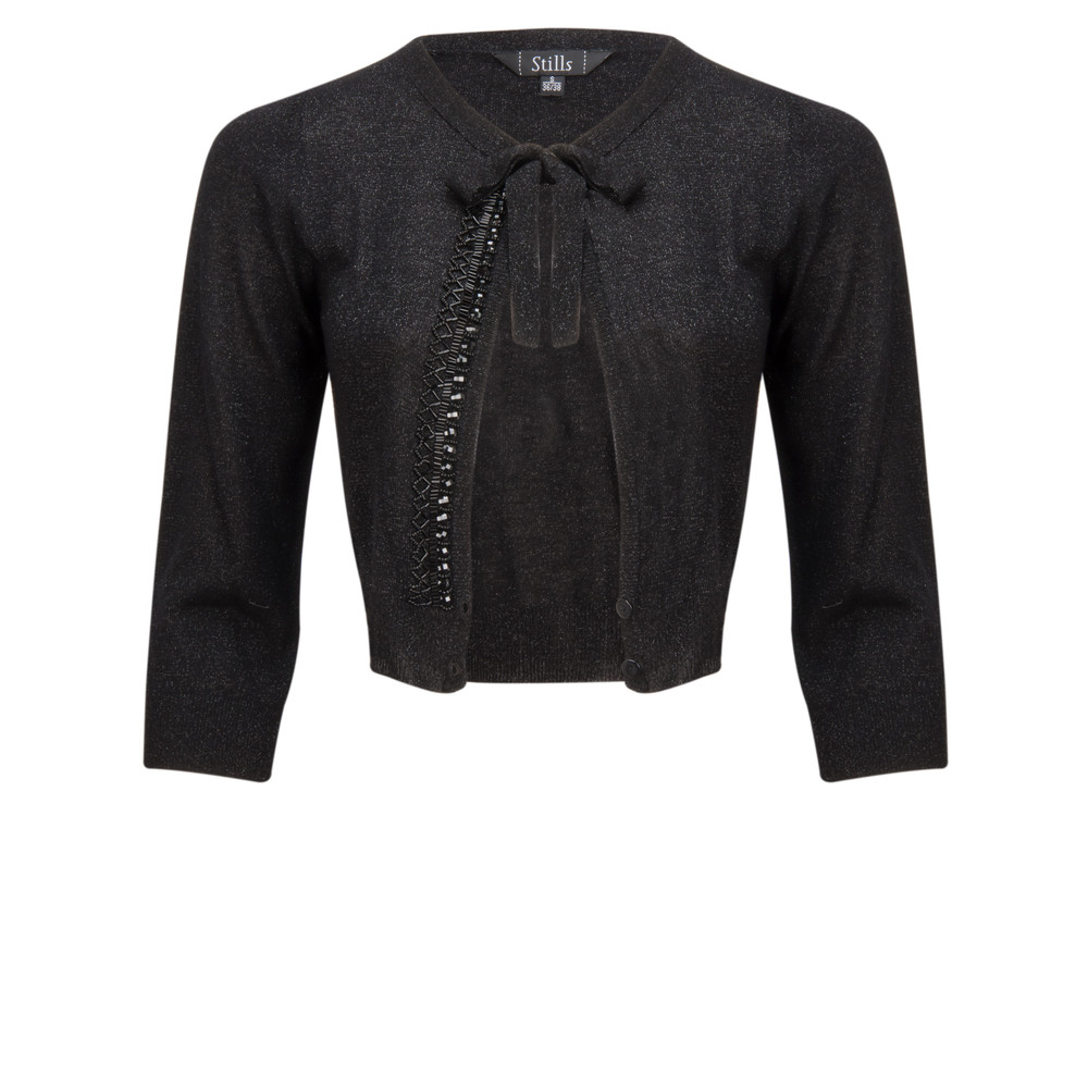 Stills Clothing Sht Visc Shimmer Ca in Black