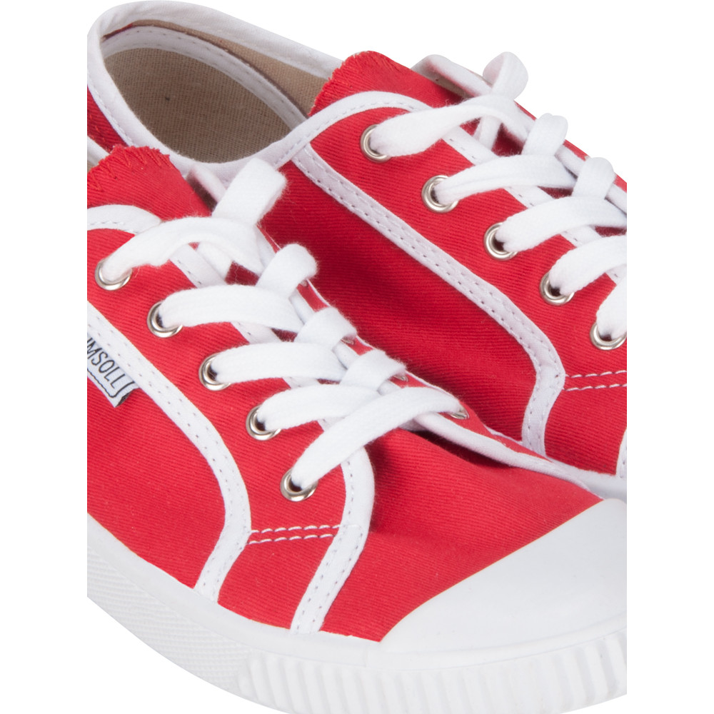 Plimsoll Canvas Plimsoll in Red