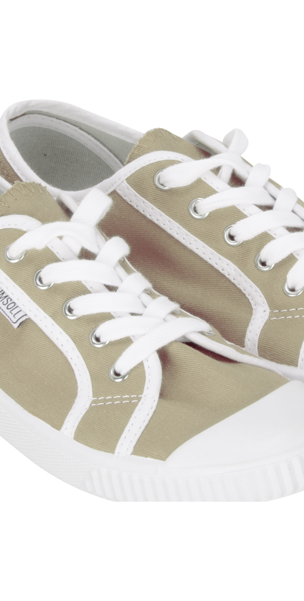 Plimsoll Canvas Plimsoll in Beige