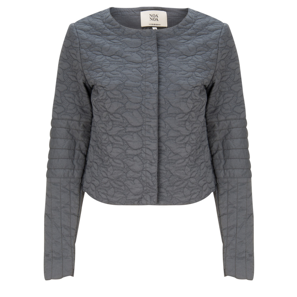 Noa Noa Long Sleeve Kuluk Jacket in Turbulence