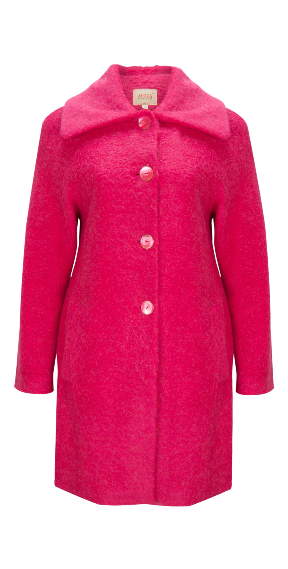 Avoca Lori Coat in Magenta