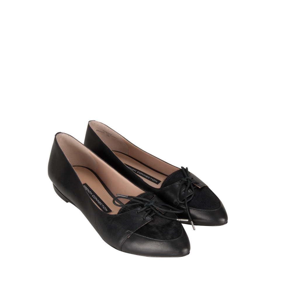 French Connection Shoes Ginny Flat Shoe in Black